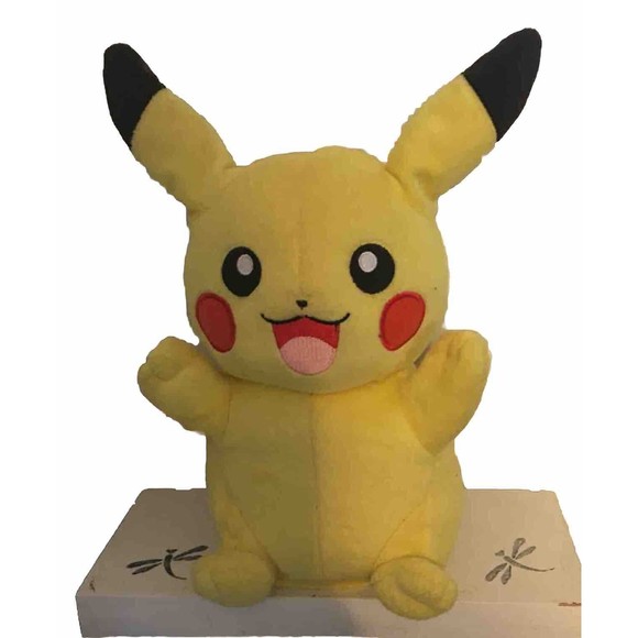 Tomy | Toys | Pokemon Talking Light Up Pikachu Plush Ears Move Tomy ...